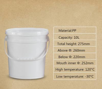 Cina 10L Capacità Barattoli di plastica trasparenti con coperchio in vendita