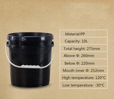 Cina 10L Capacità Barattoli di plastica trasparenti con coperchio in vendita