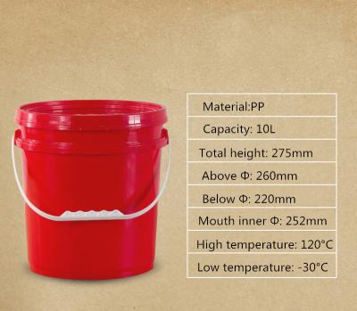 Cina 10L Capacità Barattoli di plastica trasparenti con coperchio in vendita