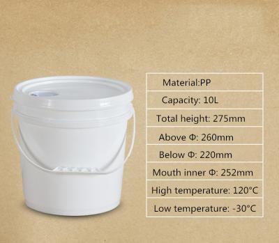 Cina 10L Capacità Barattoli di plastica trasparenti con coperchio in vendita