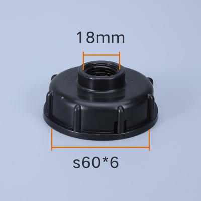 China S60X6 Thread to 1/2" 3/4" 1" Water Tank Adapter Garden Connector Made of PP Material for sale