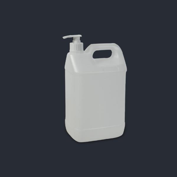 Quality 100% Material Plastic 4L HDPE White Clear Jerry Can Bottle with Pump and Plastic for sale