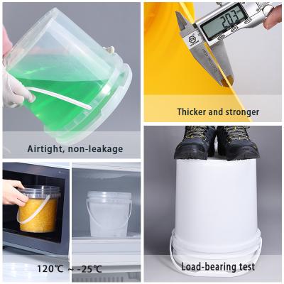 China Embalagem conveniente 1L frasco de recipiente vazio com tela de seda e impressão de transferência de calor à venda