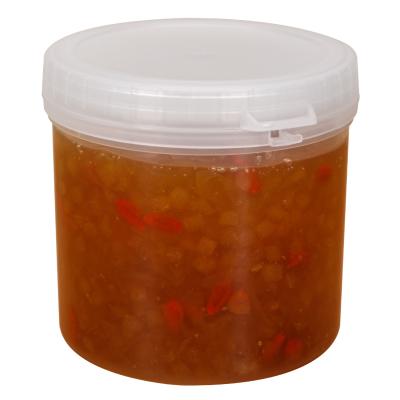Chine 500 ml de cuisine en plastique conserveurs de bonbons Jar petit vis à haut contenant pour l'emballage des arachides à vendre