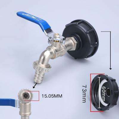 China 3/4''1/2 Coarse Thread Connector Replacement Valve Fitting Parts with Flange Connection for sale