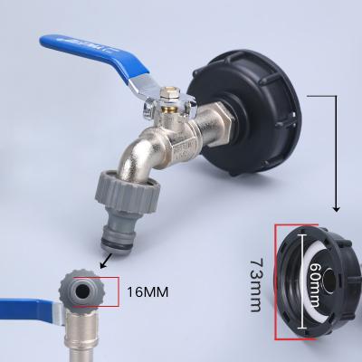 China 3/4''1/2 Coarse Thread Connector Replacement Valve Fitting Parts with Flange Connection for sale