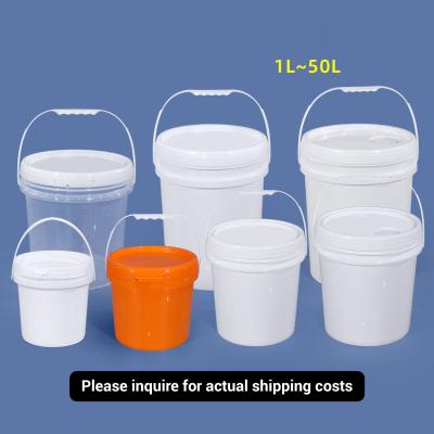 중국 밀폐 뚜?? 손잡이 로고 500ml 1L 35L 둥근 식품 등급 PP 플라스틱 판매용