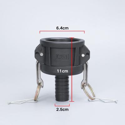 China IBC Water Tank Hosetail Camlock Couplings C Type Plastic Adapter Valve Garden Fittings for sale