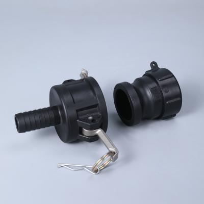 China IBC Water Tank Hosetail Camlock Couplings C Type Plastic Adapter Valve Garden Fittings for sale