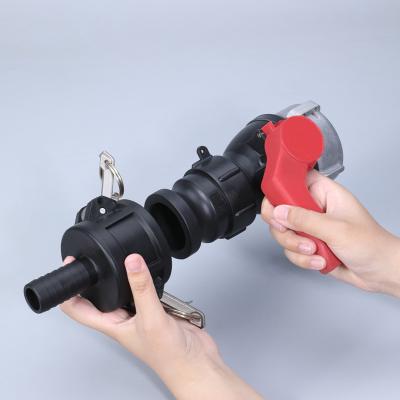 China IBC Water Tank Hosetail Camlock Couplings C Type Plastic Adapter Valve Garden Fittings for sale