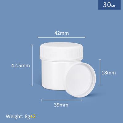 China Food Storage PP Plastic Spice Boxes Jars Containers With Lids 8oz for sale
