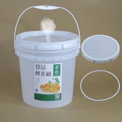 Chine 10L Self faire soi-même brassage à la maison de la bière Fruits légumes Fermentateur Bouteille ronde en plastique avec robinet de verrouillage d'air à vendre