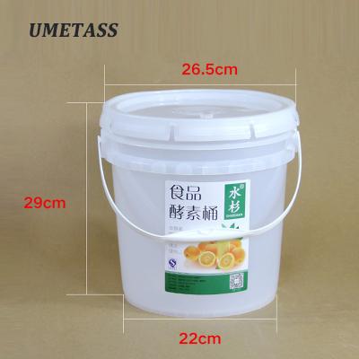 Chine 5L 10L 20L en plastique PP Bière Vin Fruit Enzyme Bucket pour la brassage de bière personnalisée à vendre