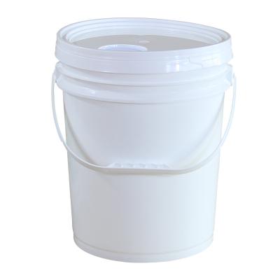 China ISO9001 Certified Round 5 Gallon Plastic Bucket for Paint Industry Packing Container for sale