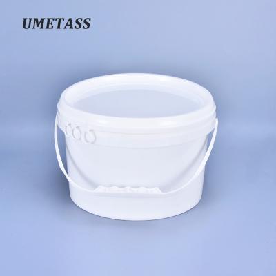 중국 100% 재료 식품 등급 플라스틱 버킷 뚜?? 과 손잡이 판매용