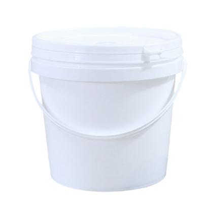 Cina 2 litri di secchio di plastica con maniglia e coperchio per il cibo Popcorn biscotto con serigrafia in vendita