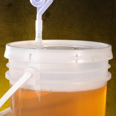 China 5L 10L 20L Translucent Fermentation Bucket for Household Processing Types Beer for sale