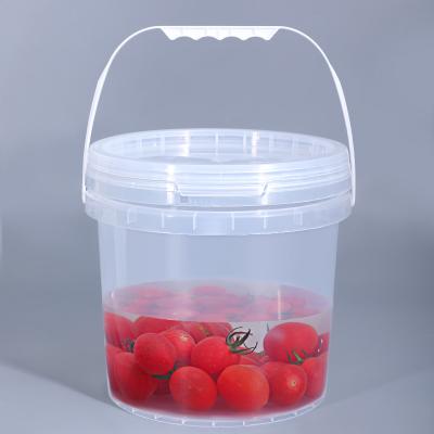 Cina Contenitore di stoccaggio in PP di qualità alimentare professionale da 5 litri con coperchio e maniglia in plastica in vendita