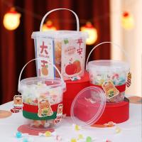 China Food Grade Plastic Storage Bucket with Pull-Ring Cap - Multiple Sizes 1L to 20L and Custom Logo Printing for sale