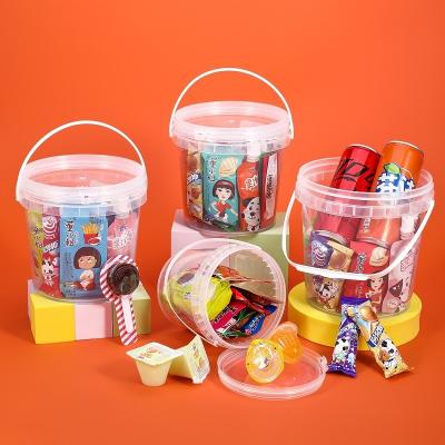 中国 サンプル 供給 食品グレード IML オーダーメイド PP プラスチック アイスクリーム バケツ 蓋柄 販売のため