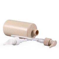China Wheat Straw Flip Top Cap Bottle 100-500ml for Custom Lotion Packaging with Food-Grade Material for sale