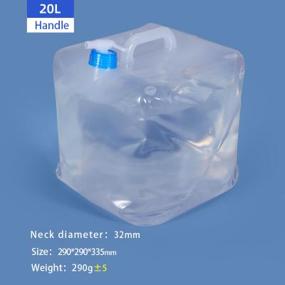 China 10L 20L 5 Gallon BPA Free Foldable Collapsible Water Container Bag for Outdoor Camping for sale