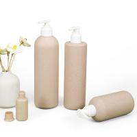 China 30ml-500ml Wheat Straw Biodegradable Shampoo Pump Bottle - Eco-Friendly Cosmetic Packaging with Food-Grade Material for sale