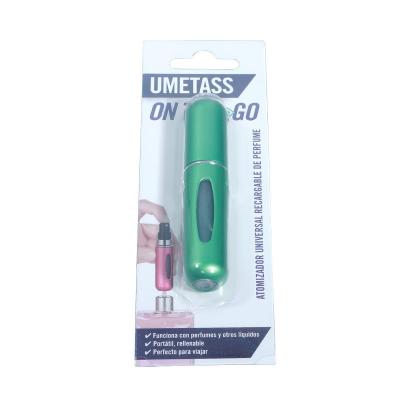 Chine Bouteilles de pulvérisation en plastique en PP en vrac 5 ml Bouteilles de pulvérisation en aluminium mini pour parfum recyclé à vendre