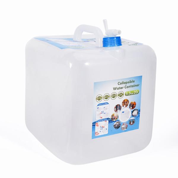 Quality Hand Length Handle 5L 10L 15L 20L LDPE Foldable Collapsible Jerry Can for Water Storage Container for sale