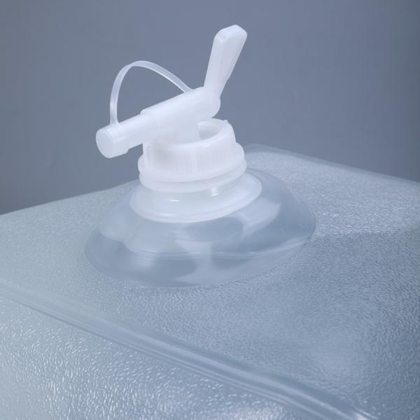 Quality Eco-Friendly 2L Water Container Soft Collapsible Plastic Jerry Can with Faucet for sale