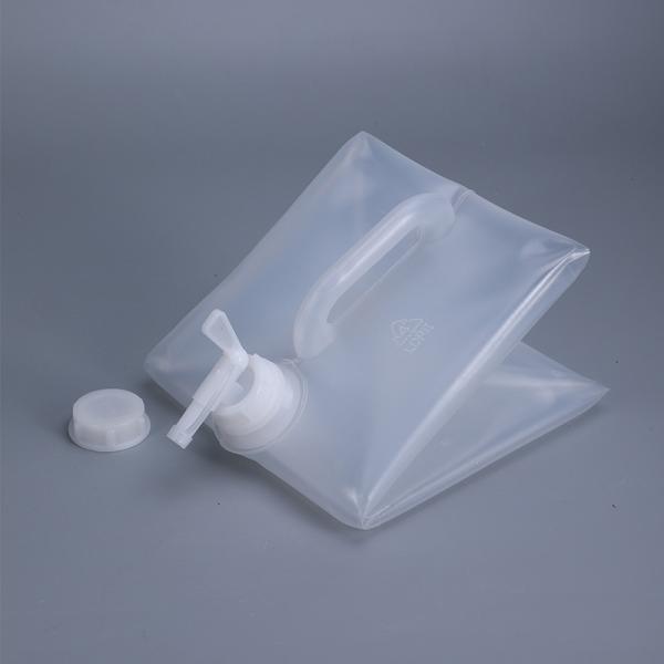 Quality Eco-Friendly 2L Water Container Soft Collapsible Plastic Jerry Can with Faucet for sale