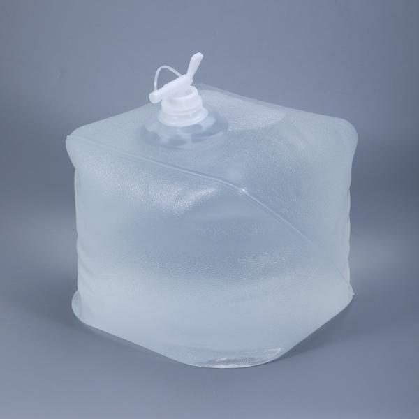 Quality Eco-Friendly 2L Water Container Soft Collapsible Plastic Jerry Can with Faucet for sale