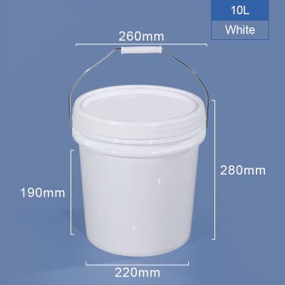 China Polypropylene PP Plastic Beer Buckets 10 Litre Translcuent Grey black for sale