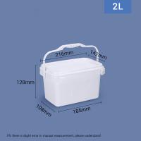 China 2L Rectangular Bucket Secure Sealing Lid For Transportation And Handling for sale