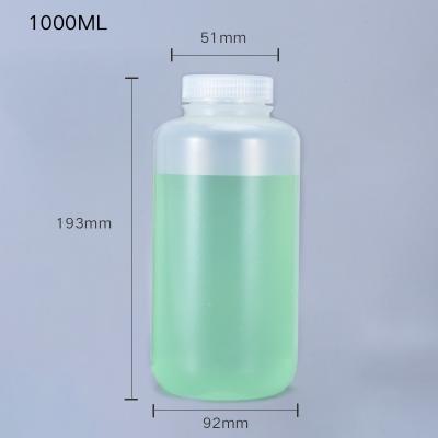 China 1000ML Chemical Science Lab Bottles PP Plastic For Laboratory Sample for sale