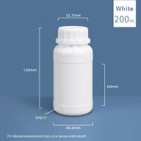 China 200ML Fluorinated Plastic HDPE Bottle for sale