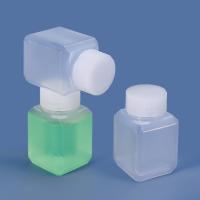 China Translucent 60ml Narrow Neck Square Bottle Food Grade for sale