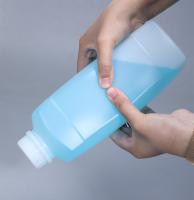 China 1000ML Square Plastic Bottle  For Liquid Reagent And Sample Storage for sale