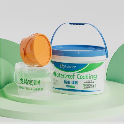 China Wholesale 10L Oval Plastic Recyclable Storage Paint Bucket with Handle and Lid for sale