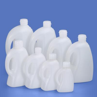 China Patented Design Empty Plastic Cooking Oil Bottle with Oil-Backflow Lid Laundry Detergent Liquid Soap Packaging Jugs for sale