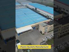 2L PP ronde plastic opslag emmer met deksels voor honing ijs met aangepast logo