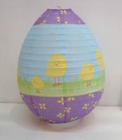 China 8 Inch Printed Paper Lanterns for Easter Decoration Custom Designs Available for sale