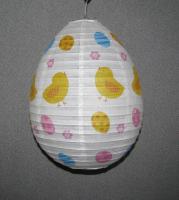 China 8 Inch Printed Paper Lanterns for Easter Decoration Custom Designs Available for sale