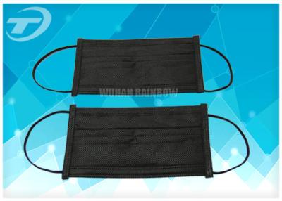 Cina Maschera di protezione eliminabile nera Earloop con carbonio attivato 4ply in vendita