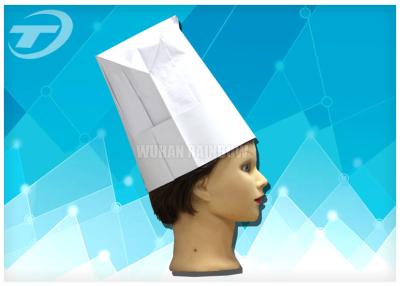 Cina Cappucci eliminabili del cuoco unico di alta uniformità/cappuccio capo medico comodo in vendita