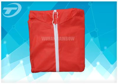 Cina L'elastico di Waterresistance Cuffs il tessuto ricoperto PE eliminabile delle tute pp della pittura in vendita