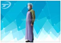 China Splash Proof Disposable Plastic Aprons Waterproof 43 gsm HDPE Multiple Sizes for sale