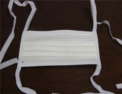 Cina maschera di protezione eliminabile del nonwoven 3ply con i cicli o il legame dell'orecchio sopra in vendita