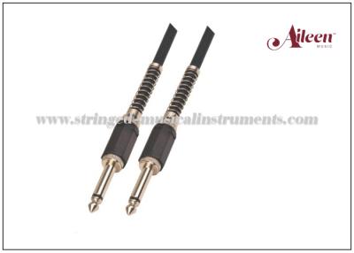 Cina Il nero del PVC ha protetto il cavo della chitarra per la chitarra a spirale 1/4
