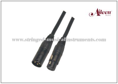 Cina Femmina maschio 6 schermo a spirale di millimetri 84 x 0,10 del nero del cavo del cavo del microfono degli audio altoparlanti in vendita